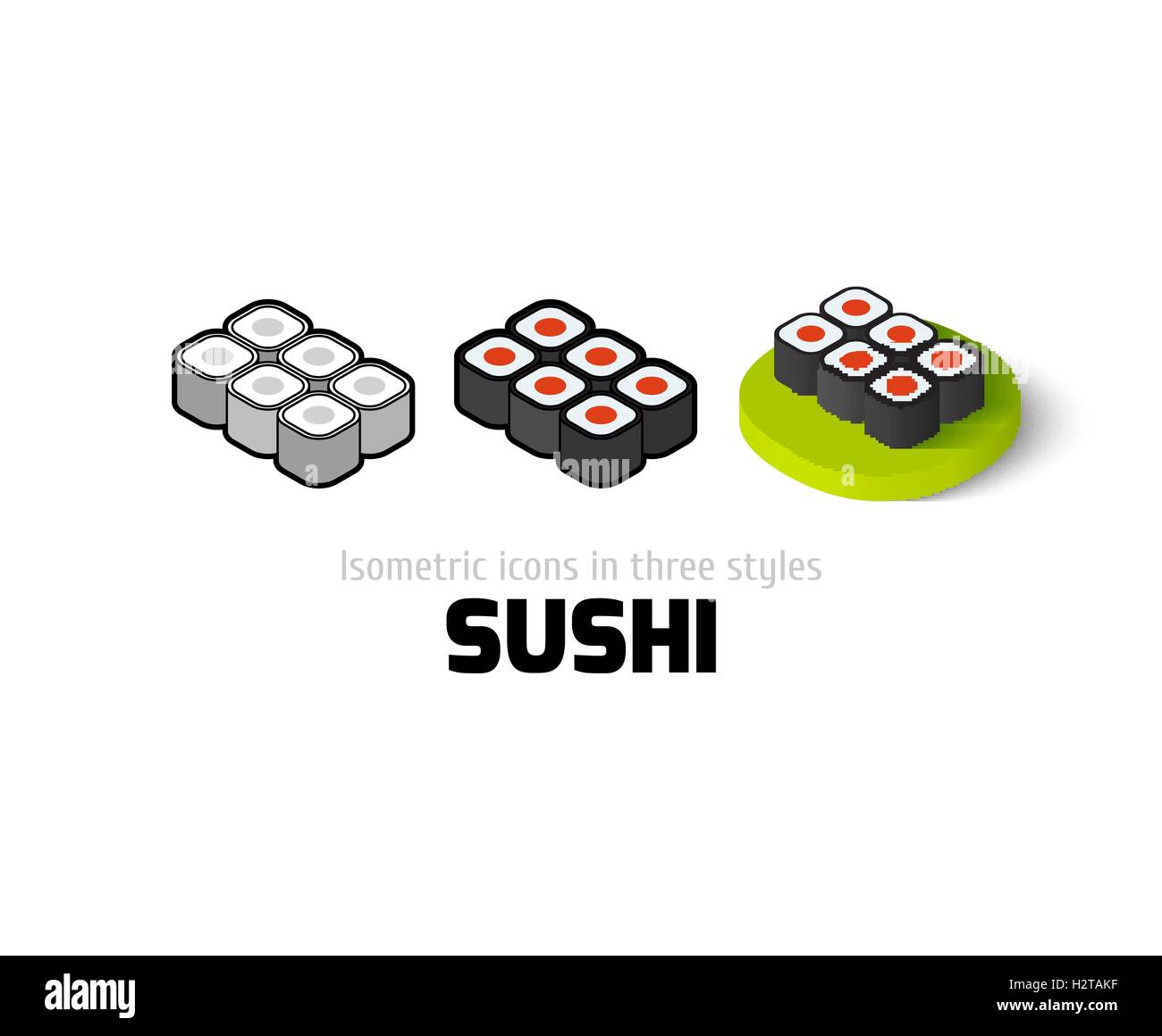 Japanese style set lunch Stock Vector Images - Alamy