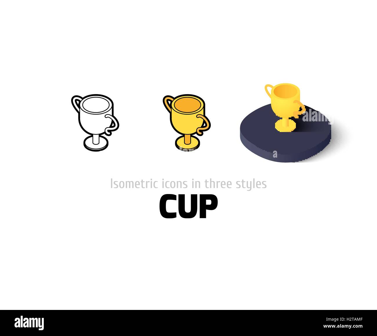 Cup icon in different Cut Out Stock Images & Pictures - Alamy