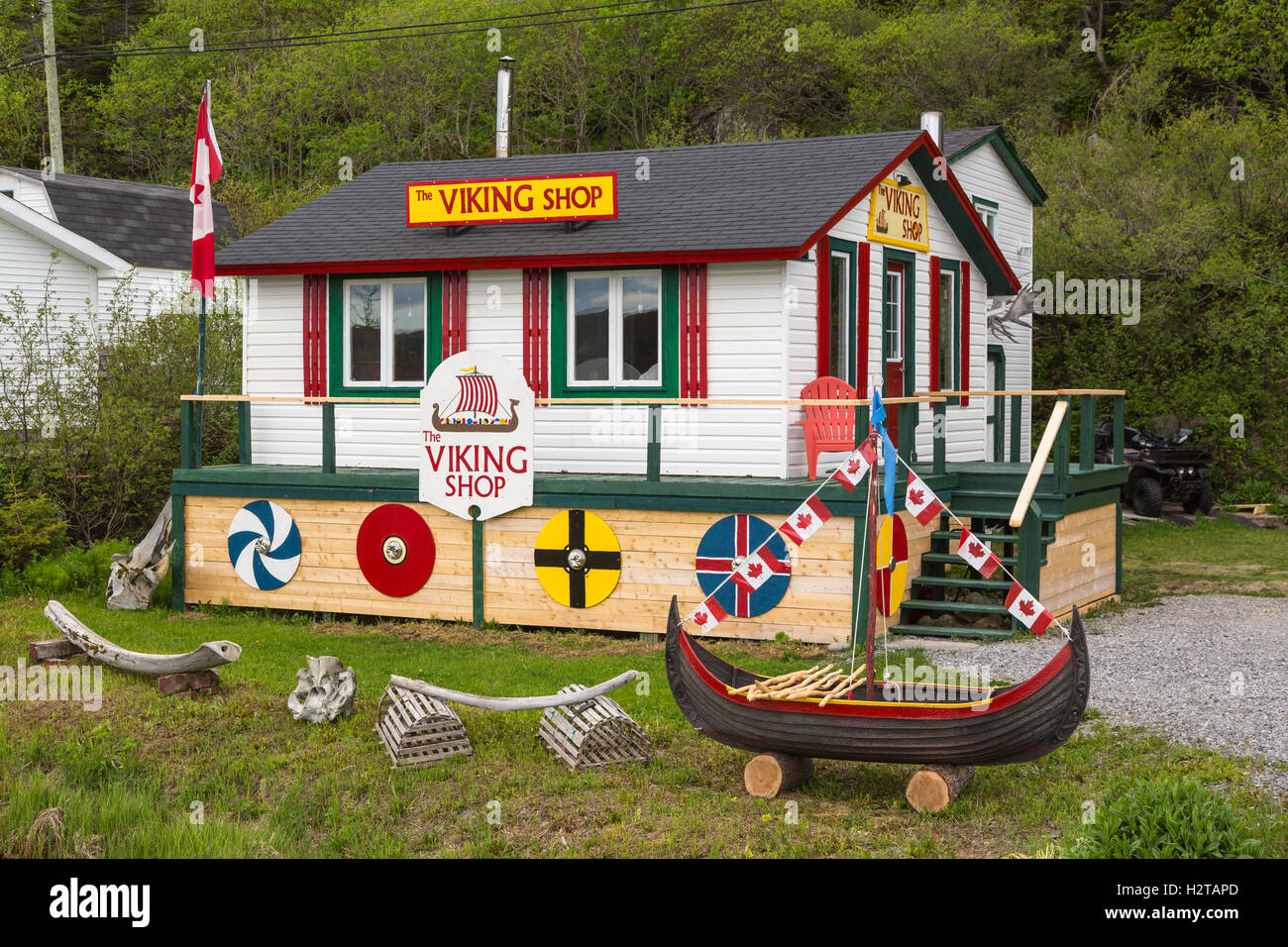 The Viking Shop at Port au Choix, Newfoundland and Labrador, Canada ...