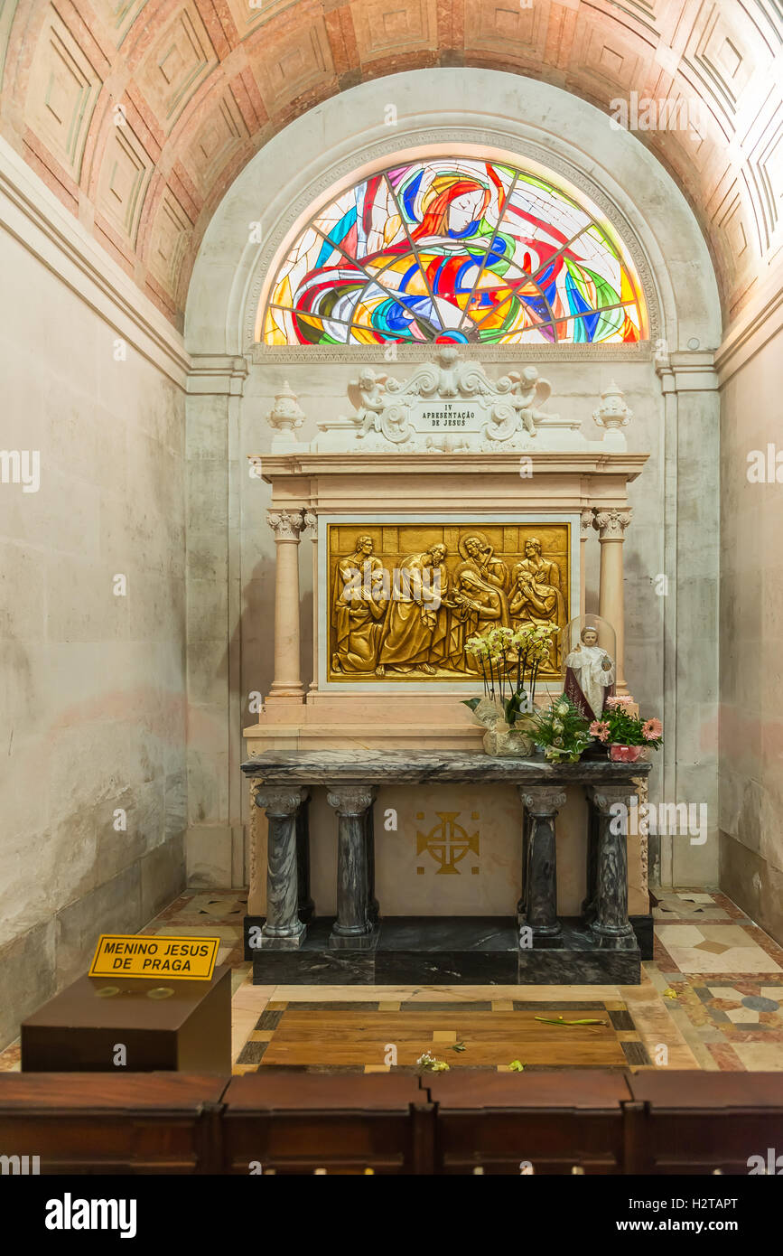 Fatima, Portugal - April 24,2014: Stations of the cross (Via crucis ...