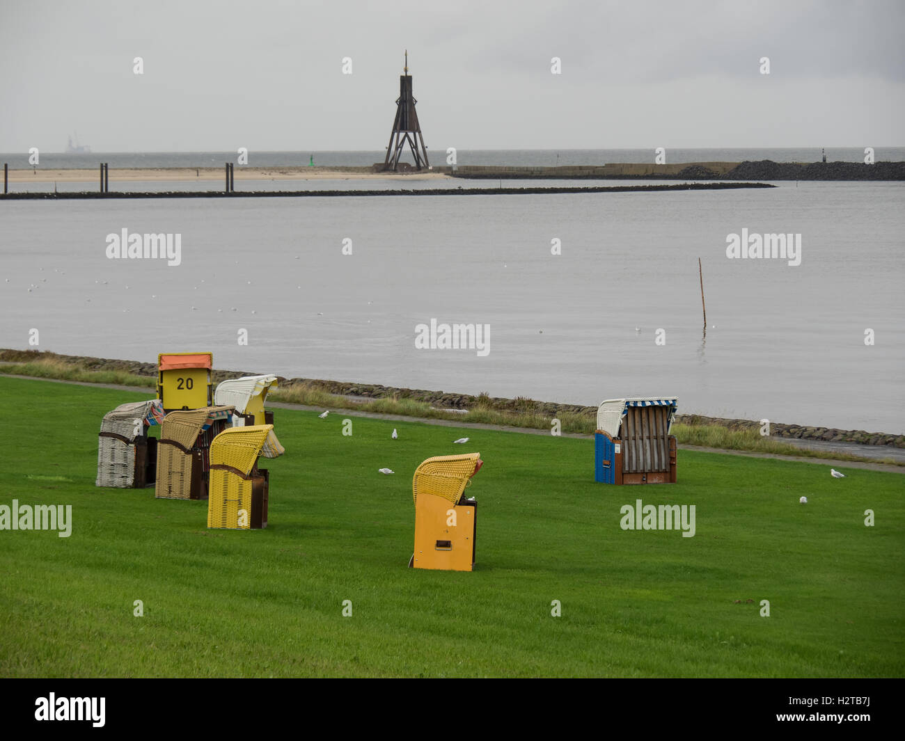 beach of cuxhaven Stock Photo - Alamy