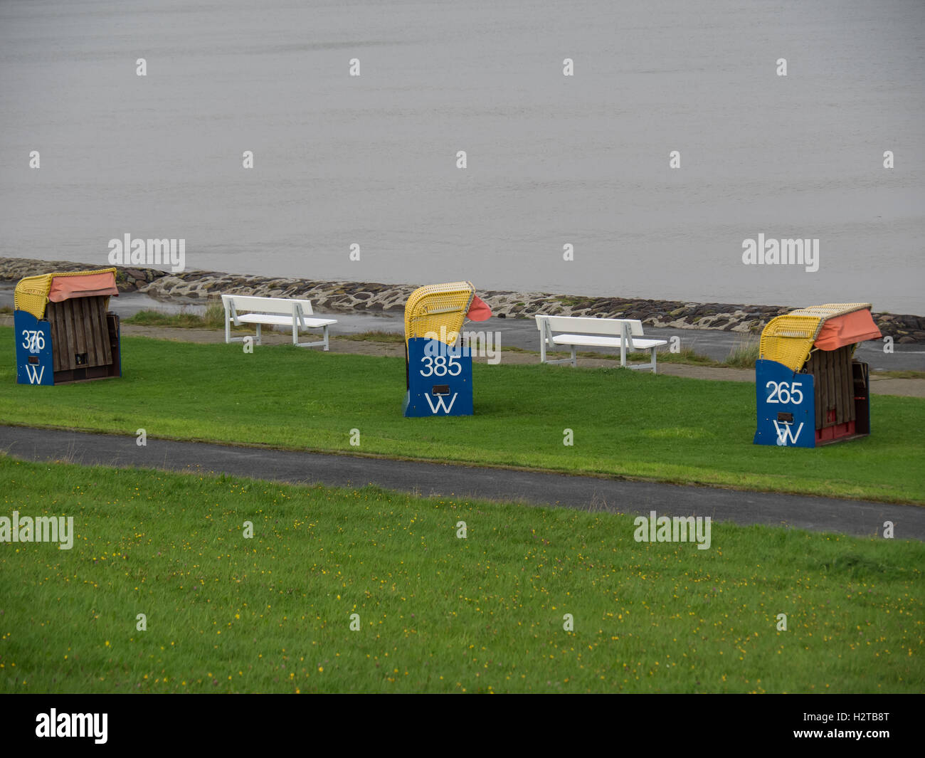 beach of cuxhaven Stock Photo - Alamy
