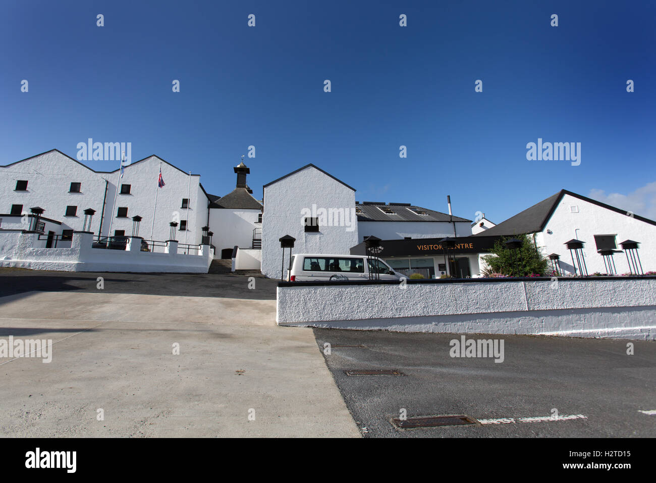 Isle of Islay, Scotland. Picturesque view of the Bowmore whisky ...