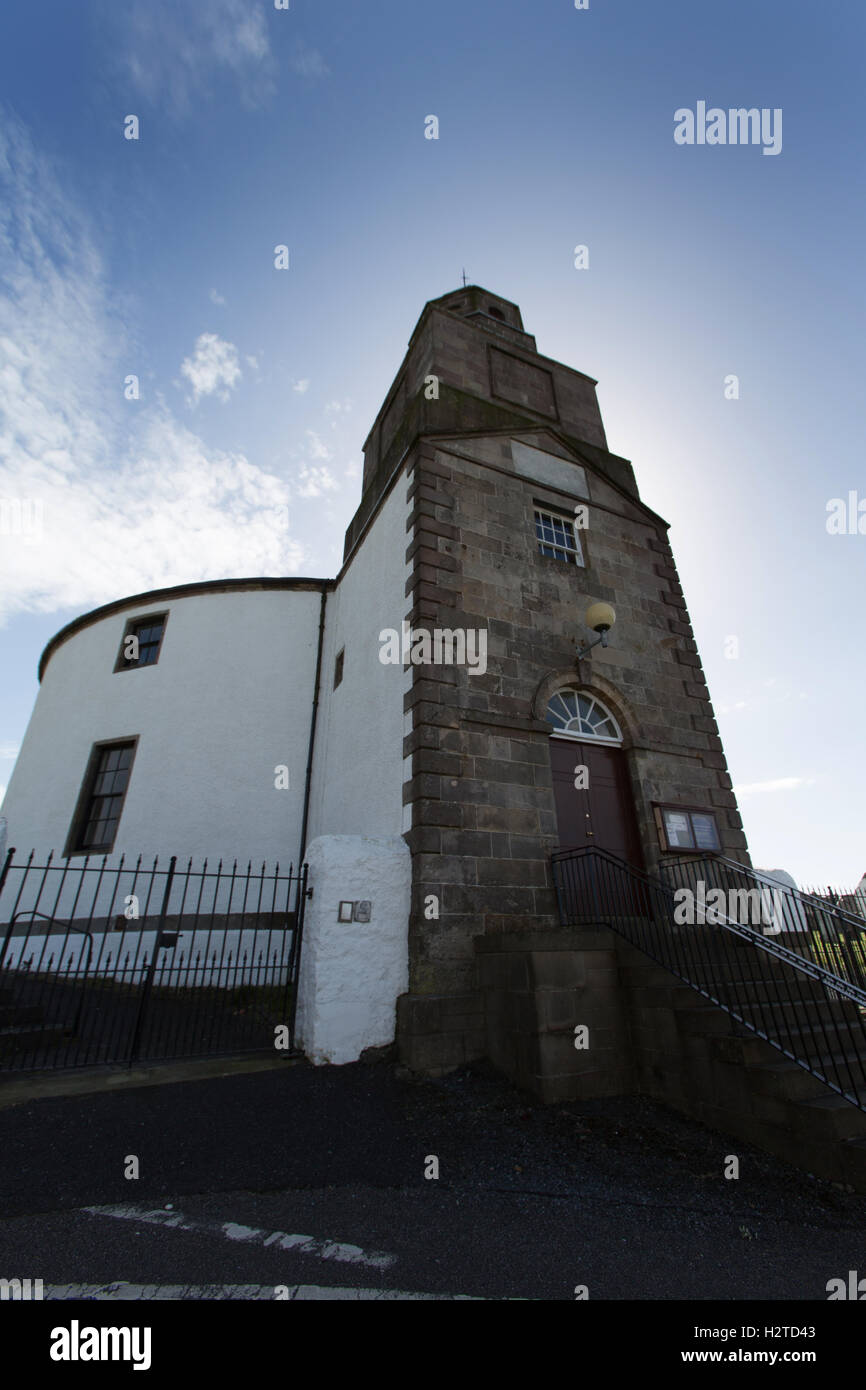 Isle of Islay, Scotland. Picturesque view of the 18th century Church of ...