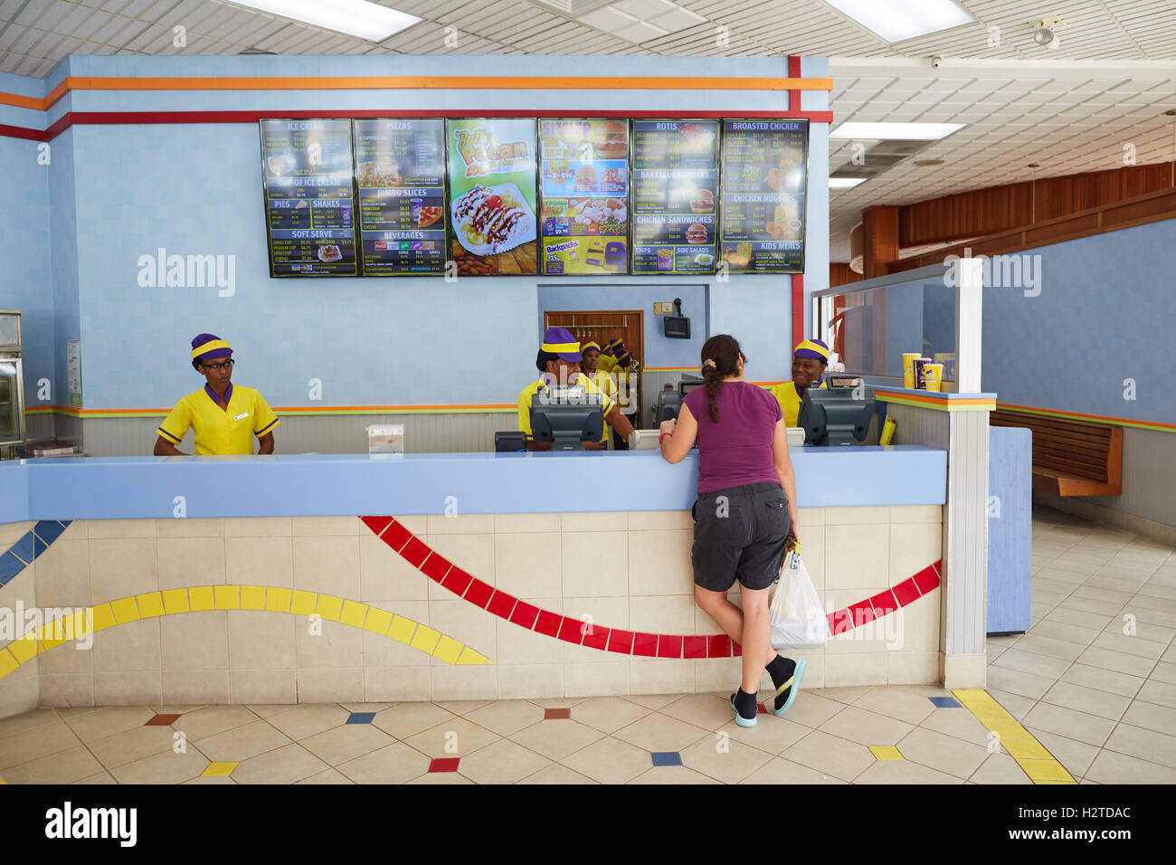 Chefette Restaurants barbados interior Fast food chain like McDonalds ...