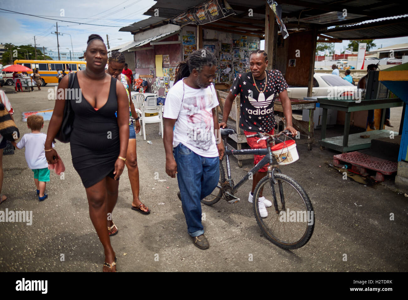 Barbados makes place businesses Bridgetown Poor rundown rubbish scruffy ...