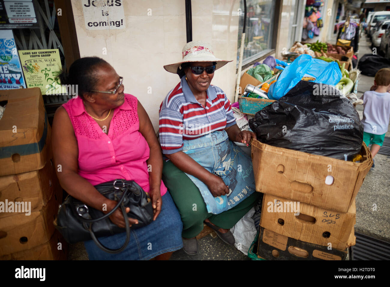 Barbados market place businesses Bridgetown Poor rundown rubbish ...