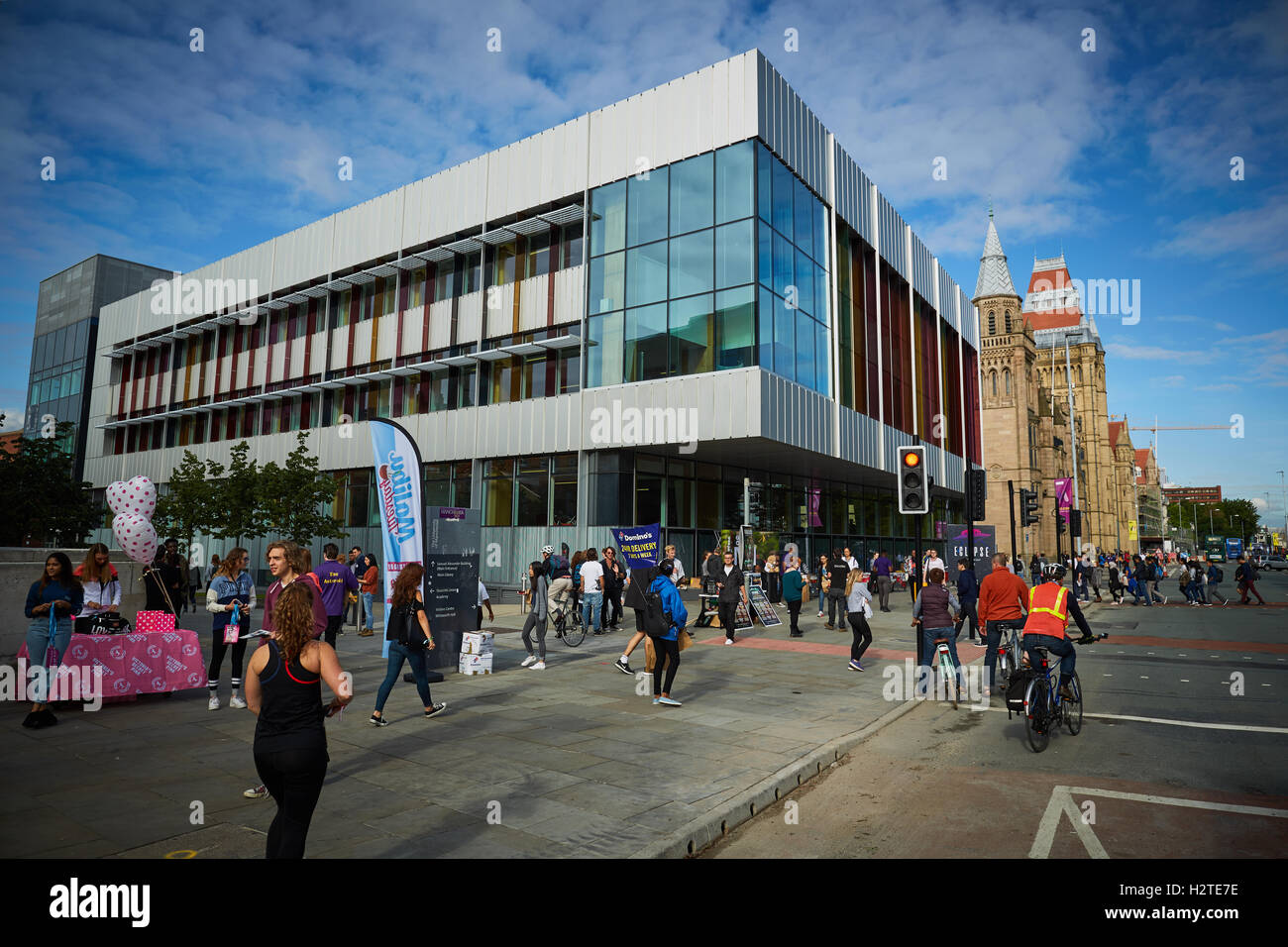 Manchester University historic buildings Architecture quad quadrangle ...