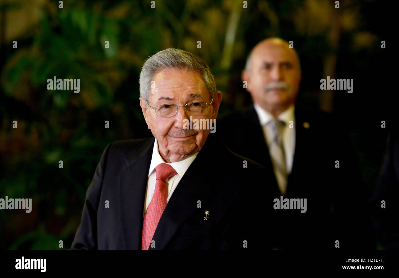 Cuban President Raul Castro during the Association of Caribbean States ...