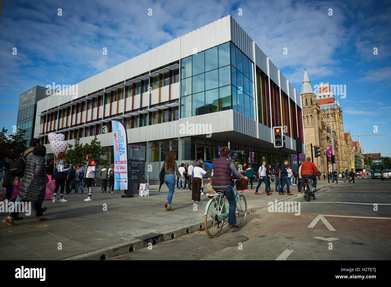 Manchester University historic buildings Architecture quad quadrangle ...