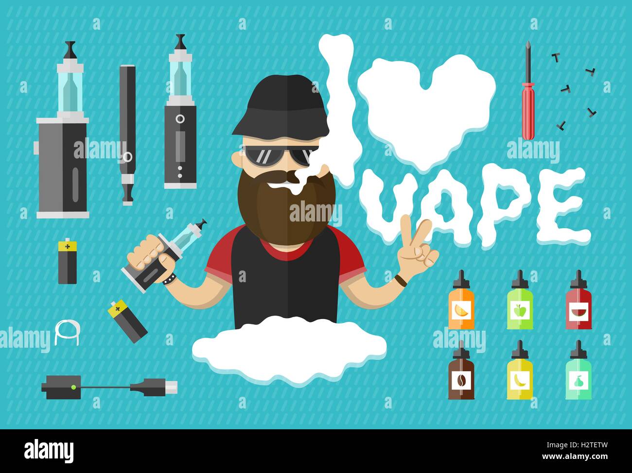 Vape Stock Vector Images - Alamy
