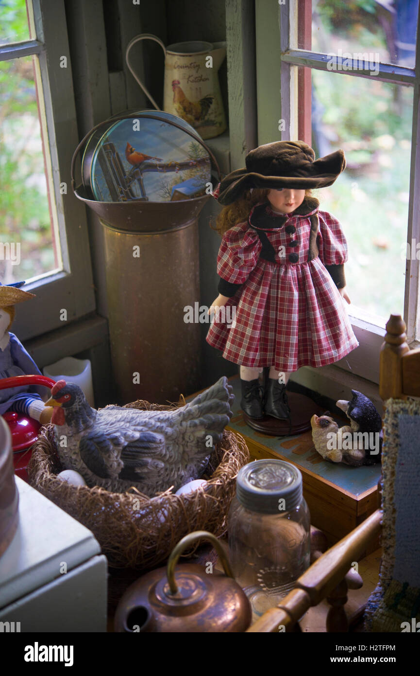 Traditional doll in a rustic house Stock Photo - Alamy
