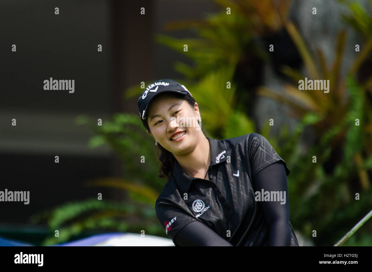 CHONBURI - FEBRUARY 27 : Xi Yu Lin of China in Honda LPGA Thailand 2016 ...
