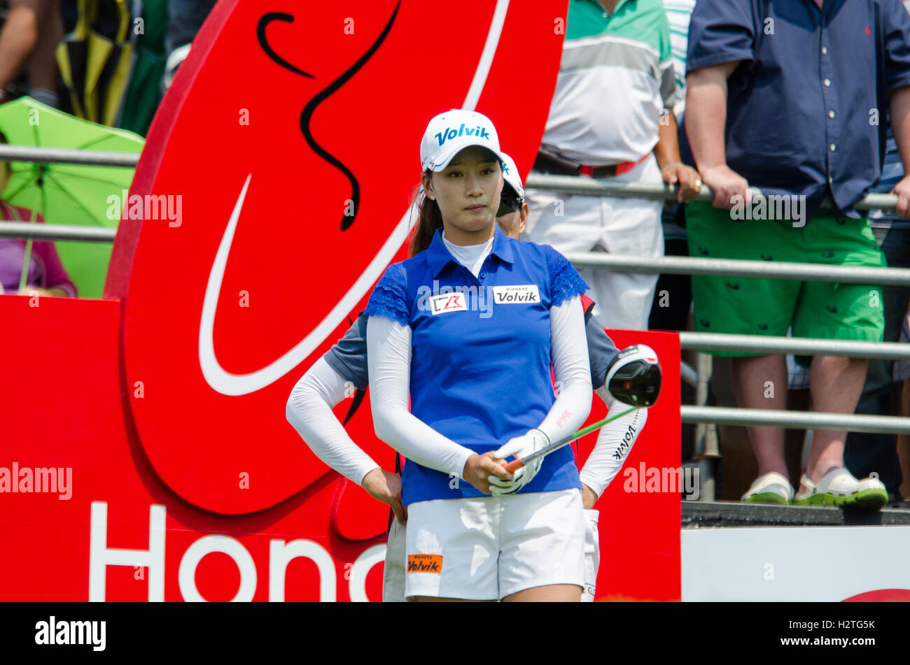CHONBURI - FEBRUARY 27 : Chella Choi of South Korea in Honda LPGA ...
