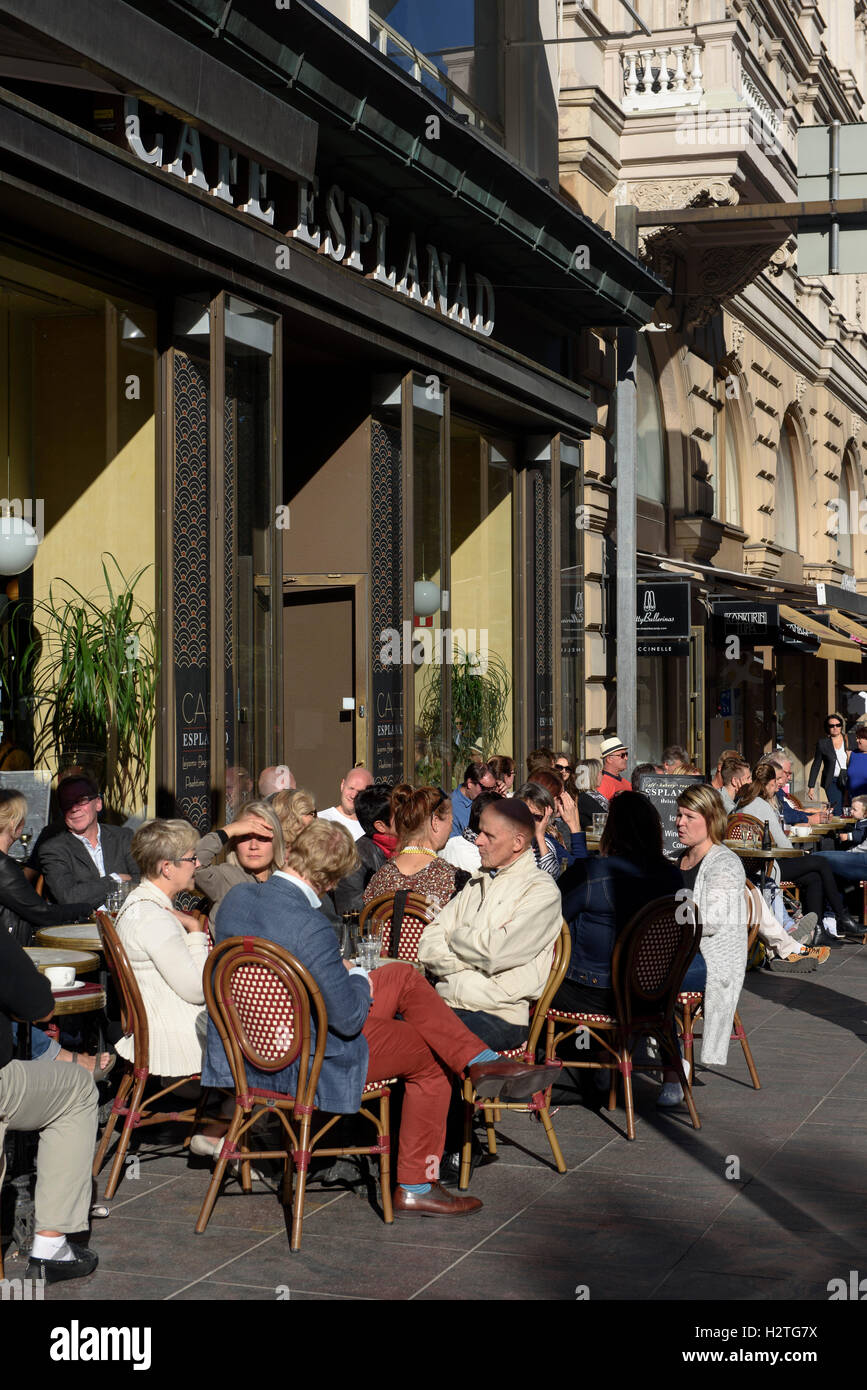 Café Esplanad at Pohjoisesplanadi, Helsinki. Finland Stock Photo - Alamy