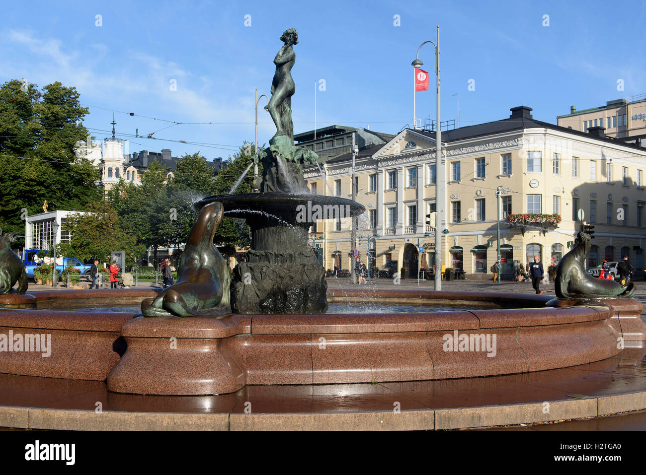 Havis-Amanda-fountain in Helsinki, Finland Stock Photo - Alamy