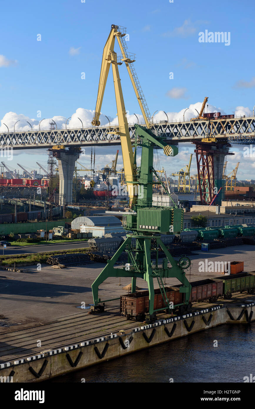 Port of St. Petersburg, Russia Stock Photo - Alamy