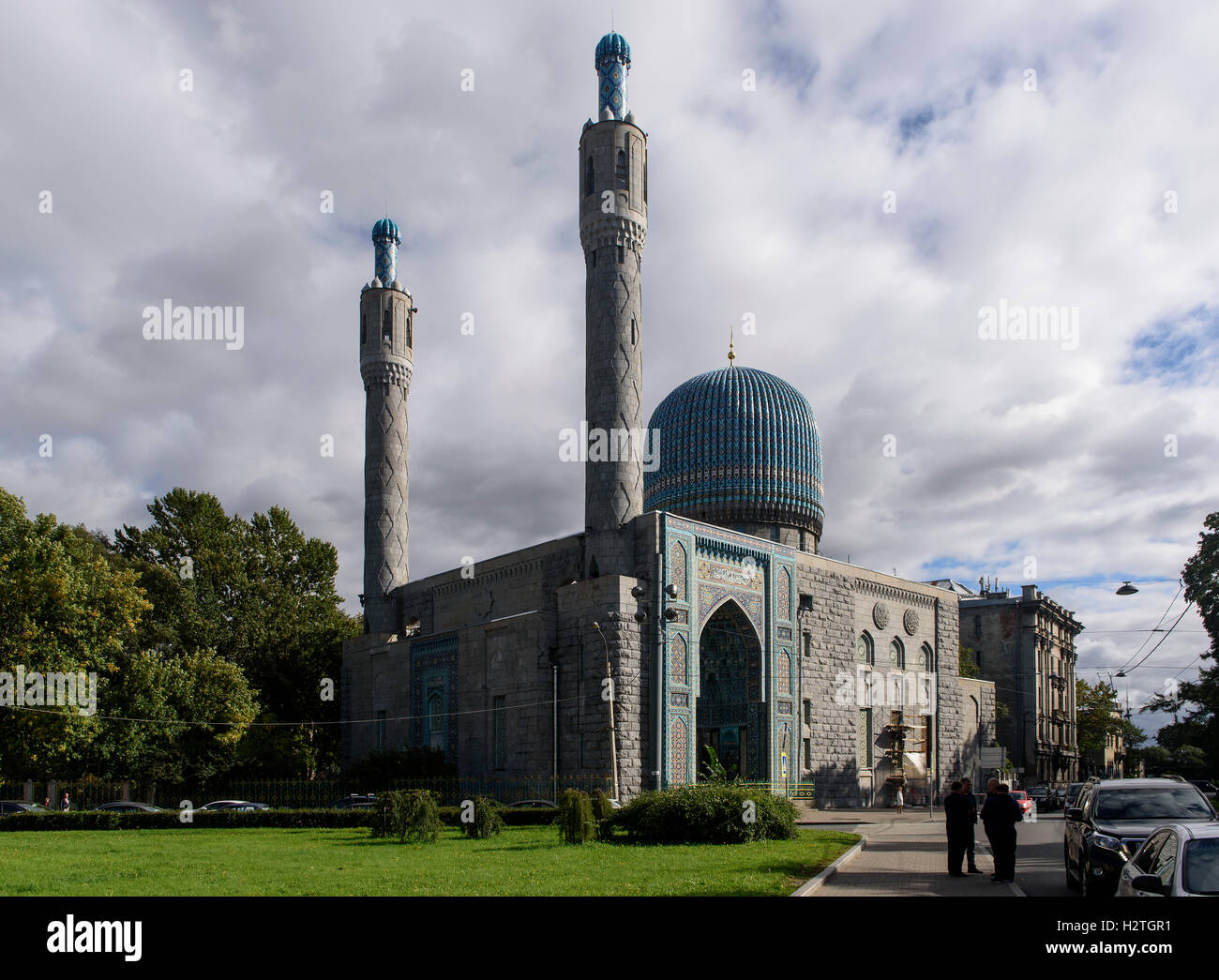 Great Mosque, St. Petersburg, Russia, UNESCO-world heritage Stock Photo ...