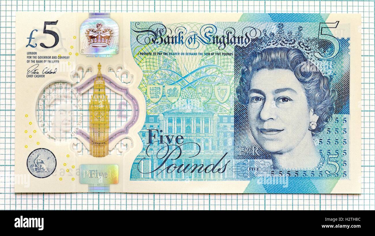 Five Pound Note Stock Photo - Alamy