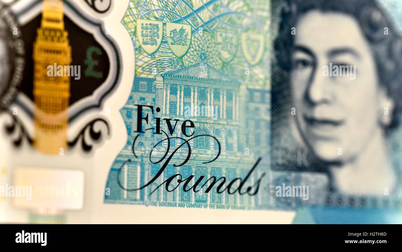 Five Pound Note Stock Photo - Alamy