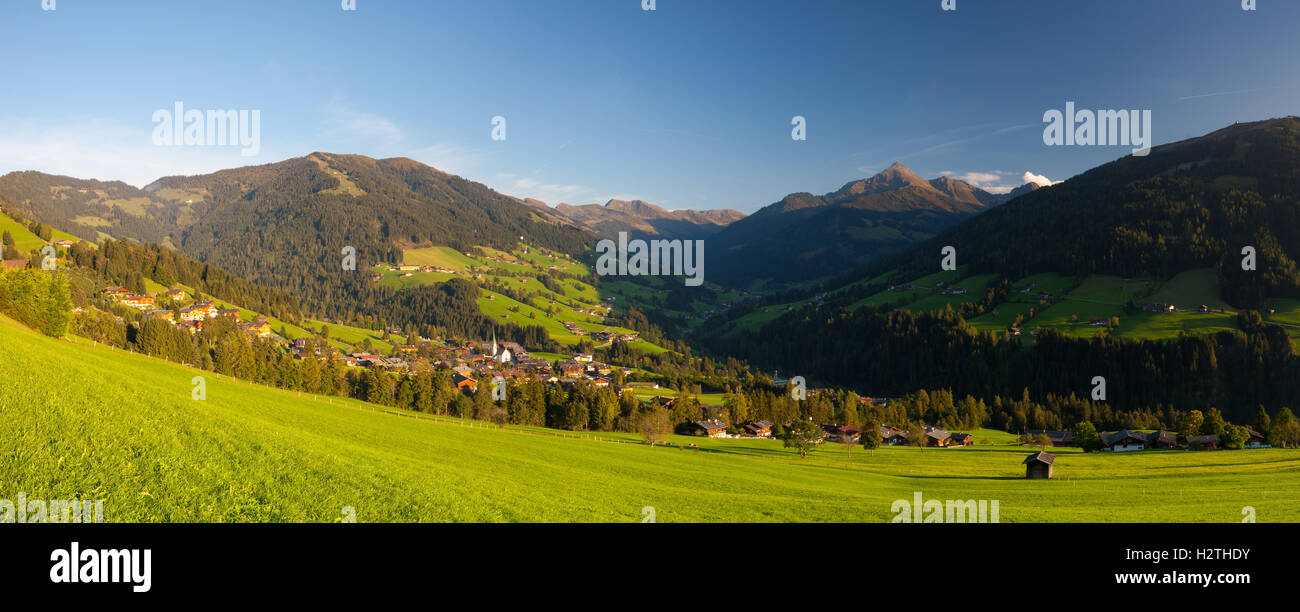 Panorama - The alpine village of Alpbach and the Alpbachtal (Alpbach ...
