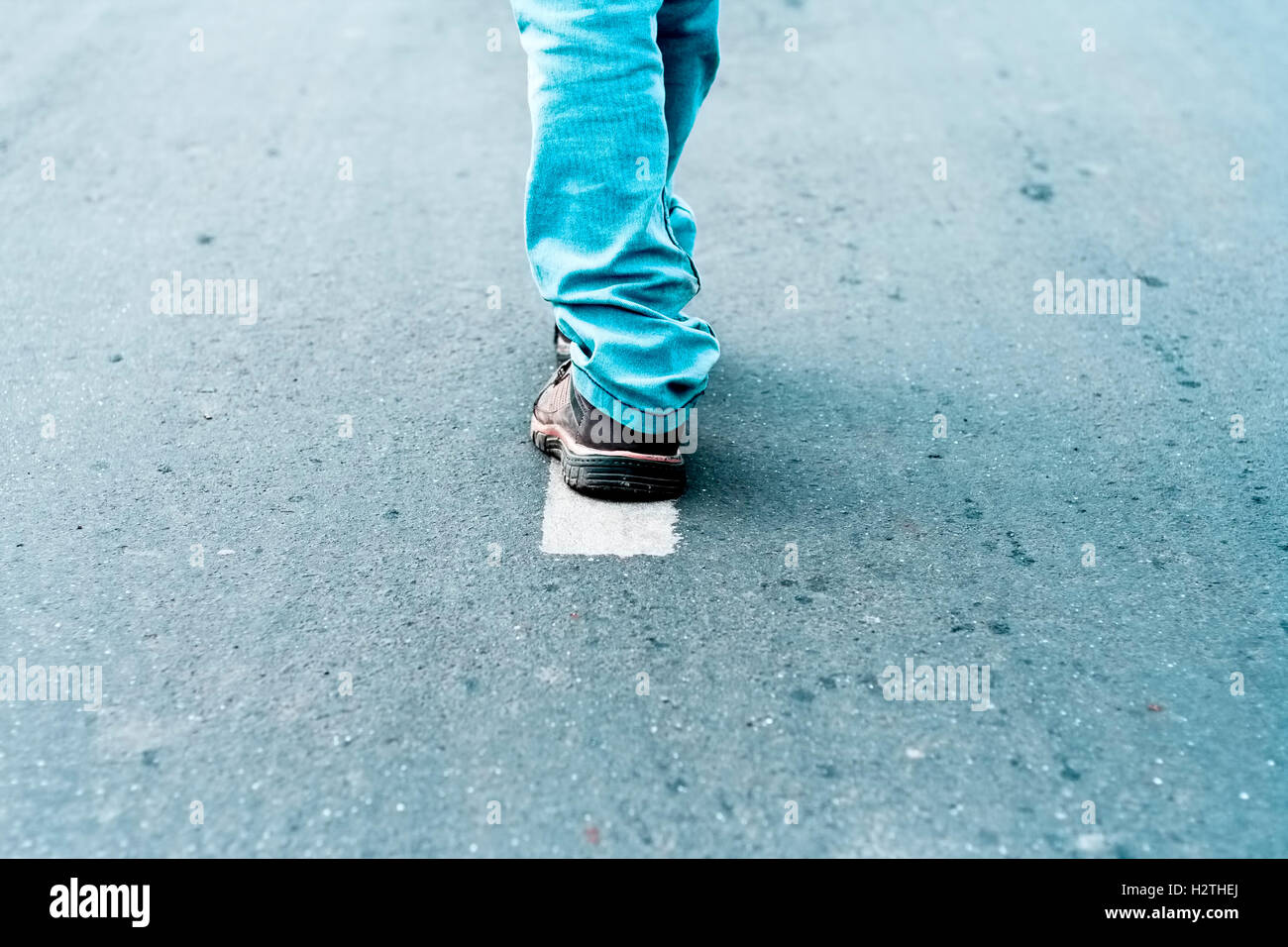 The road less travel Stock Photo - Alamy
