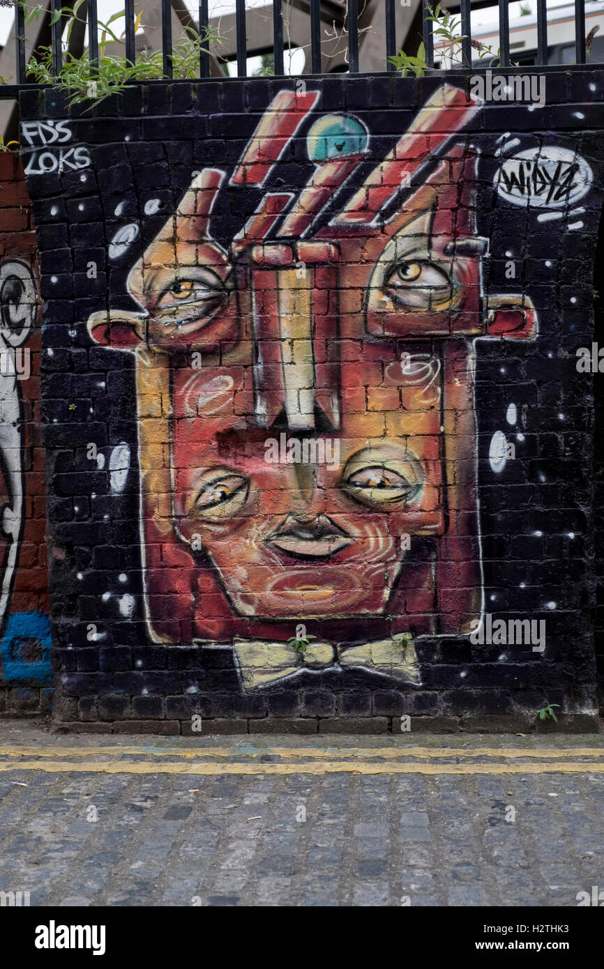 London, UK. 02nd October 2016. Graffiti and Street Art from various ...