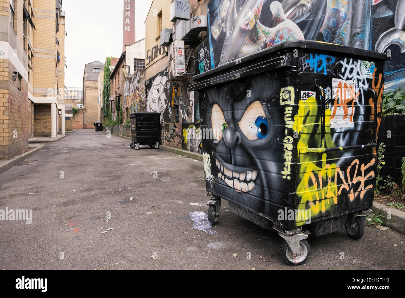 London, UK. 02nd October 2016. Graffiti and Street Art from various ...