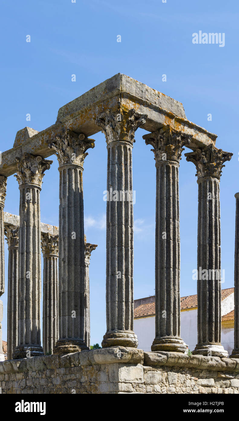 Evora Roman Ruins Stock Photo - Alamy