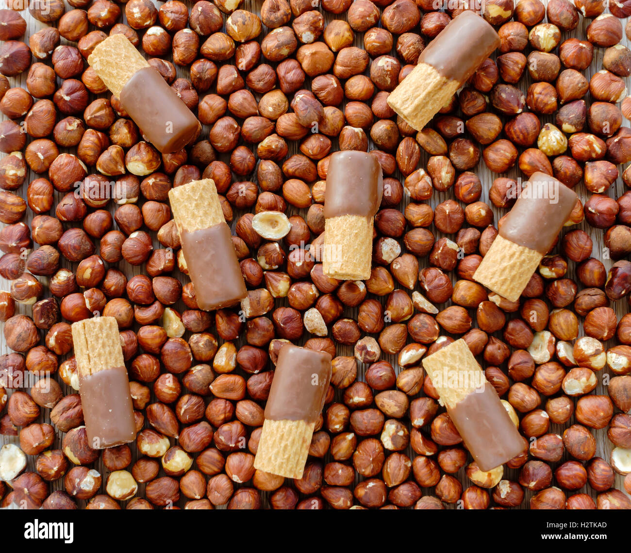 Chocolate wafer rolls hi-res stock photography and images - Alamy