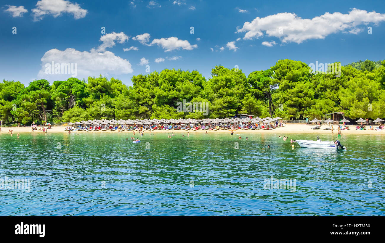Koukounaries Beach, Skiathos Island, Greece. It is one of the best ...