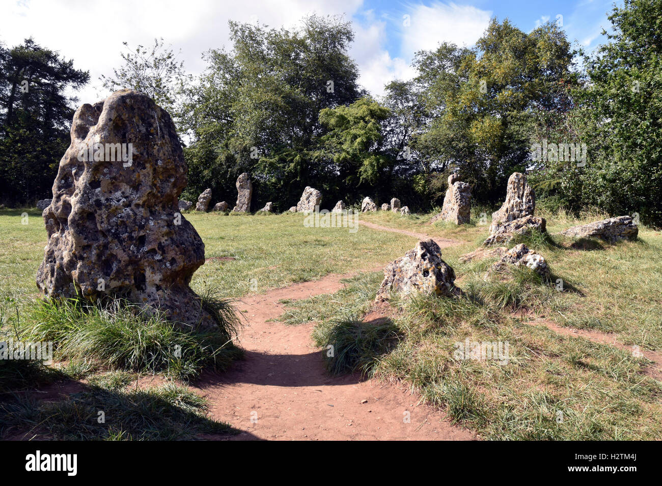 The Rollright Stones Stock Photo - Alamy