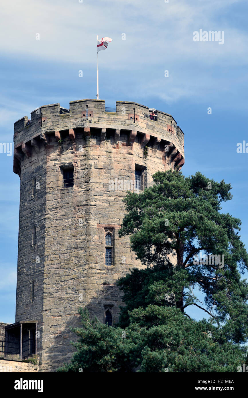 Warwick Castle Guy's Tower Stock Photo - Alamy