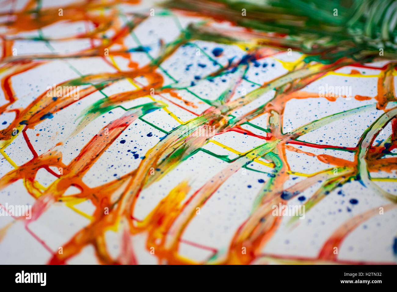 Child paint hi-res stock photography and images - Alamy