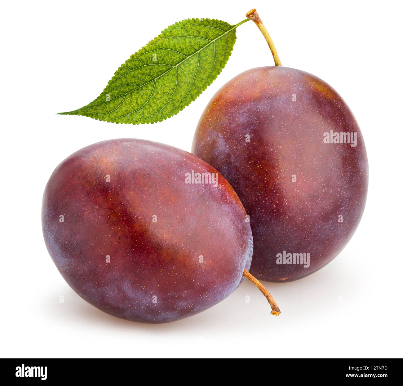 Two plums hi-res stock photography and images - Alamy