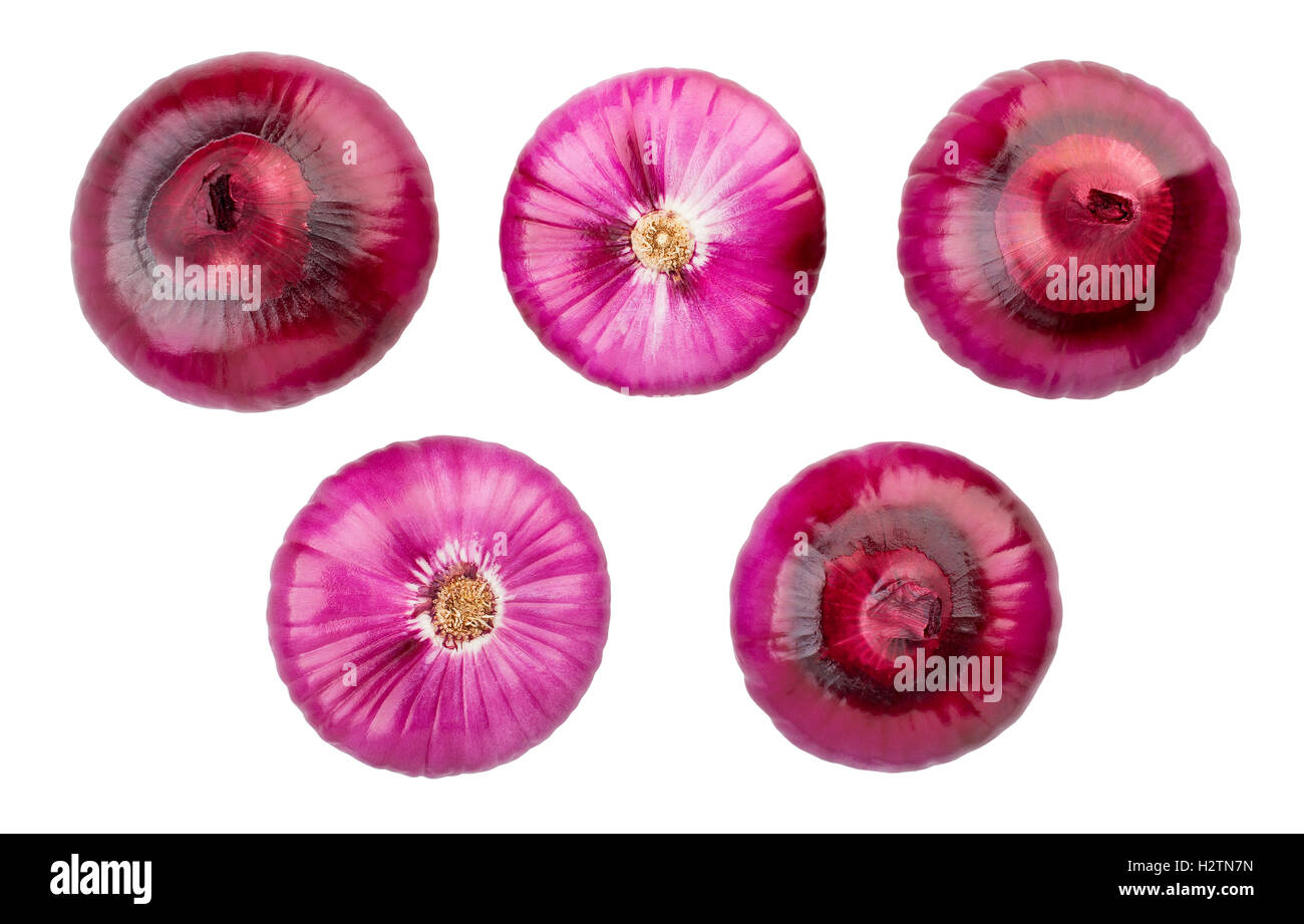 red onions isolated Stock Photo - Alamy