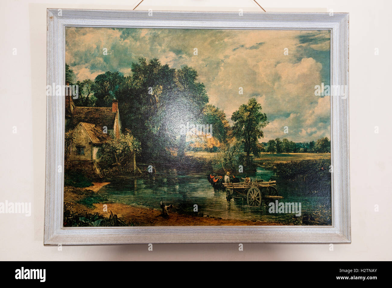 Framed print of john constable the hay wain hi-res stock photography ...