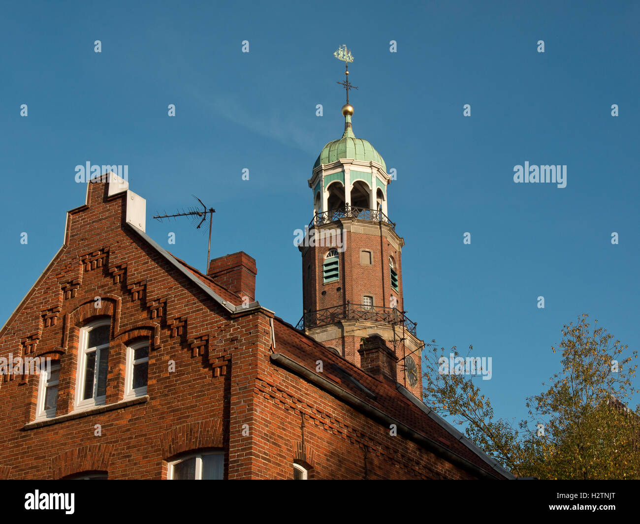 the city of leer in frisia Stock Photo - Alamy
