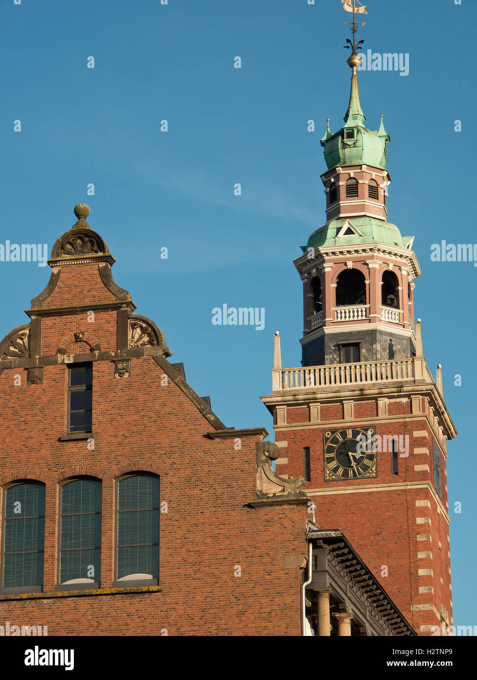 the city of leer in frisia Stock Photo - Alamy