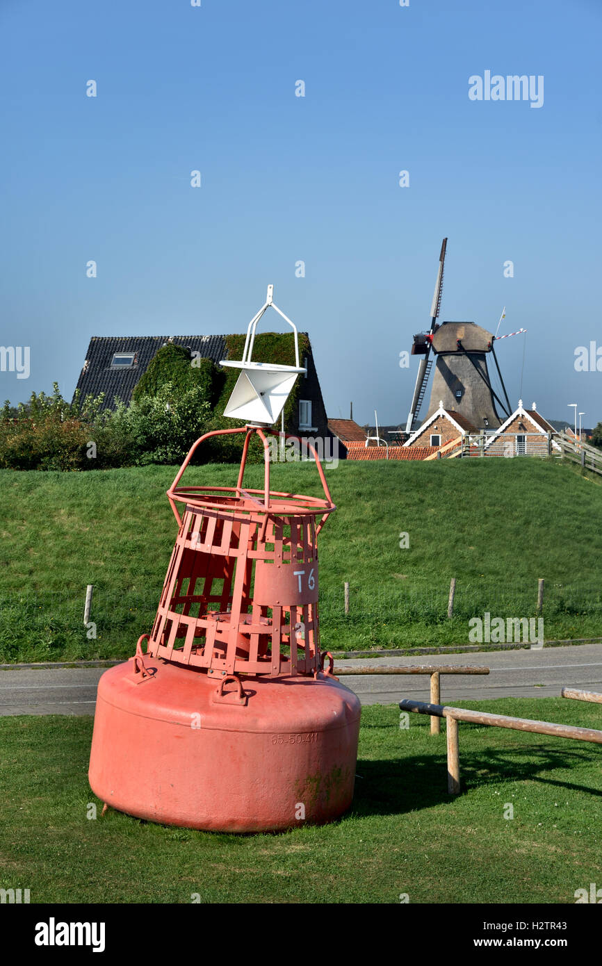 Texel Netherlands boat Oudeschild port harbor boat Wadden Sea Waddenzee ...