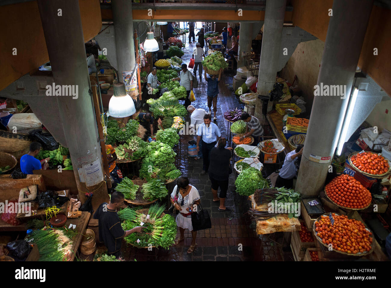 Mauritius port louis central market hi-res stock photography and images ...