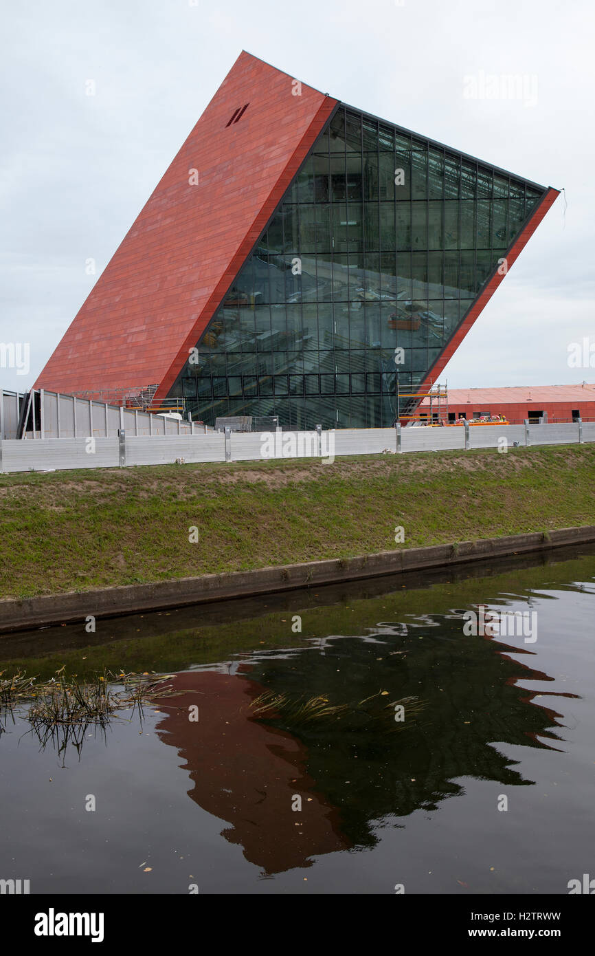 WW2 Museum Construction in Gdansk, Poland Stock Photo - Alamy