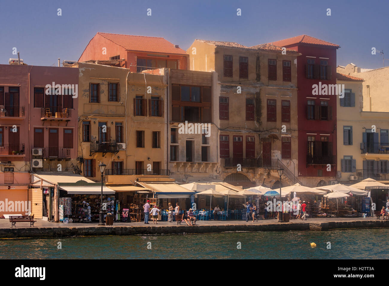 Chania town and harbor Stock Photo - Alamy