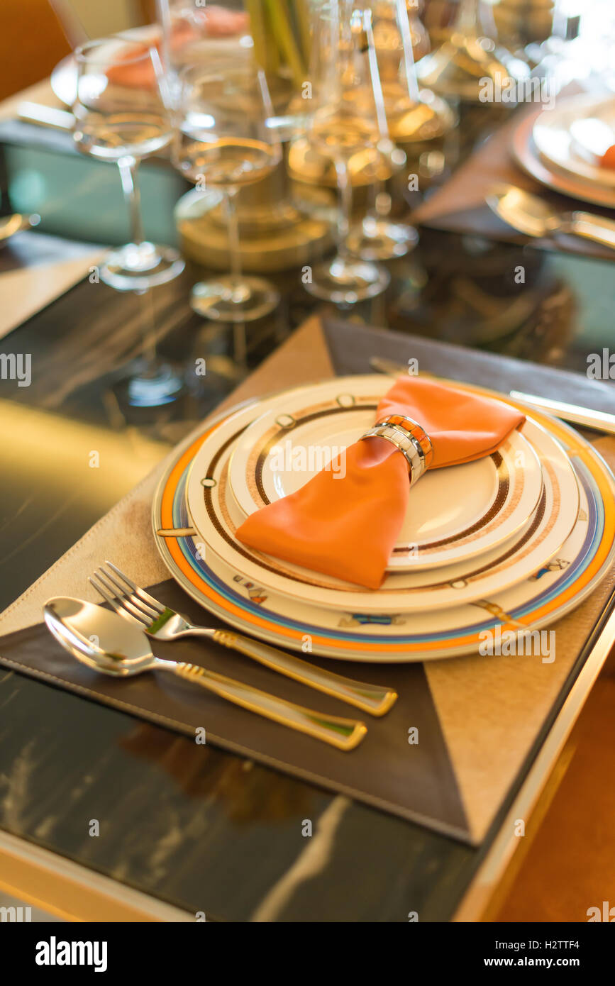 luxury table setting Stock Photo - Alamy luxury table setting Stock Photo - Alamy