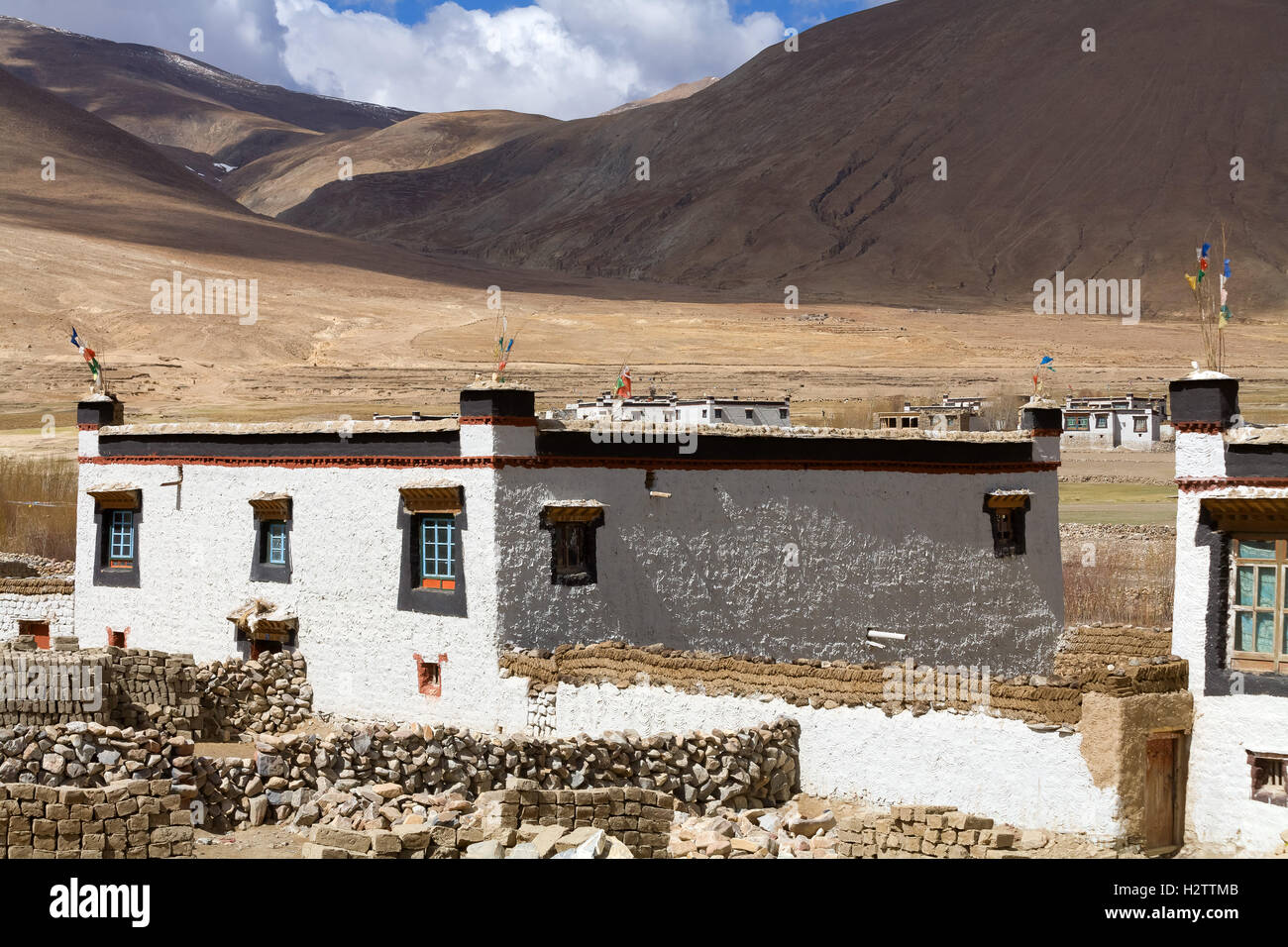 Jinka Village, Tibet, China Stock Photo - Alamy