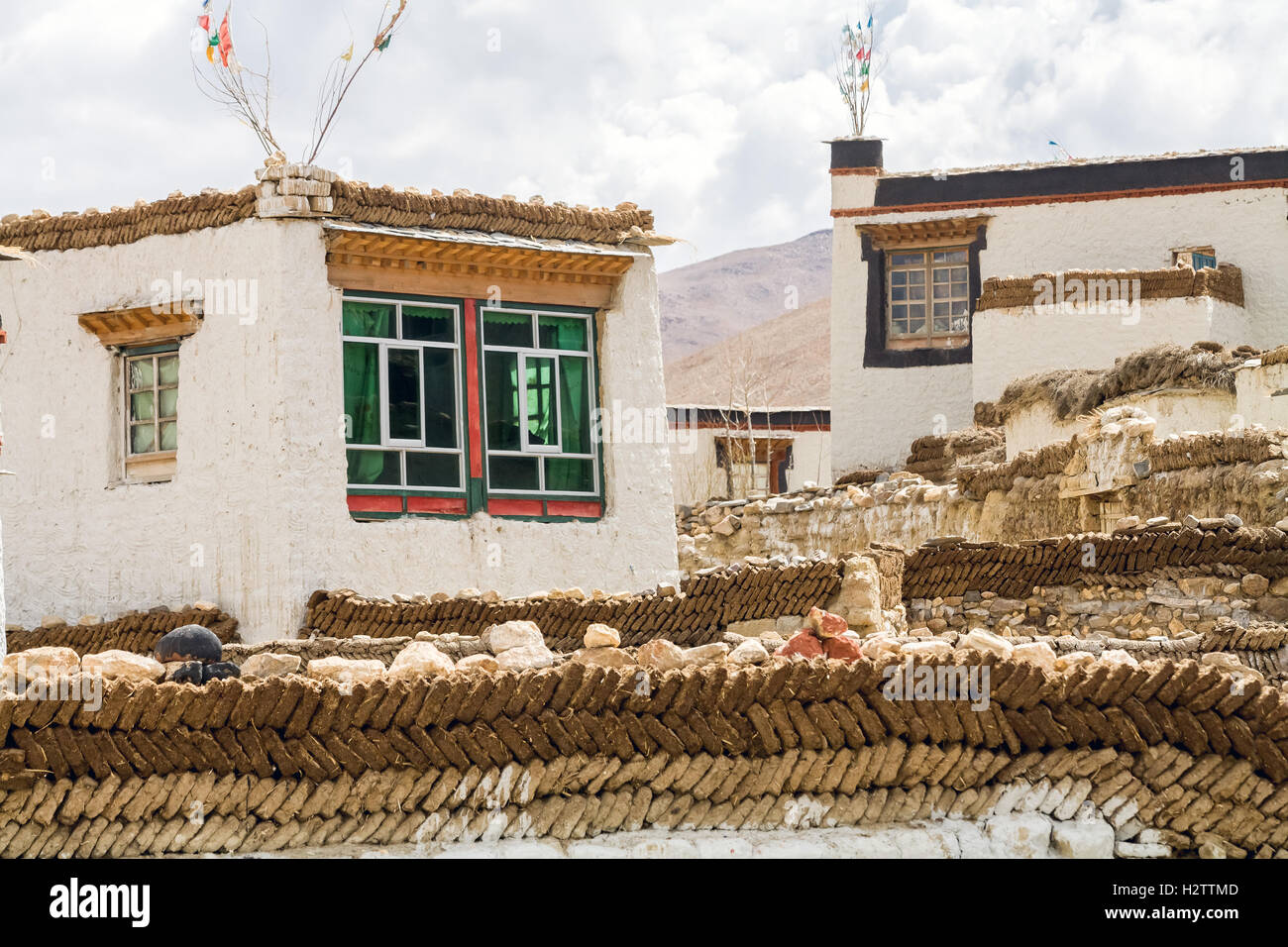 Jinka Village, Tibet, China Stock Photo - Alamy