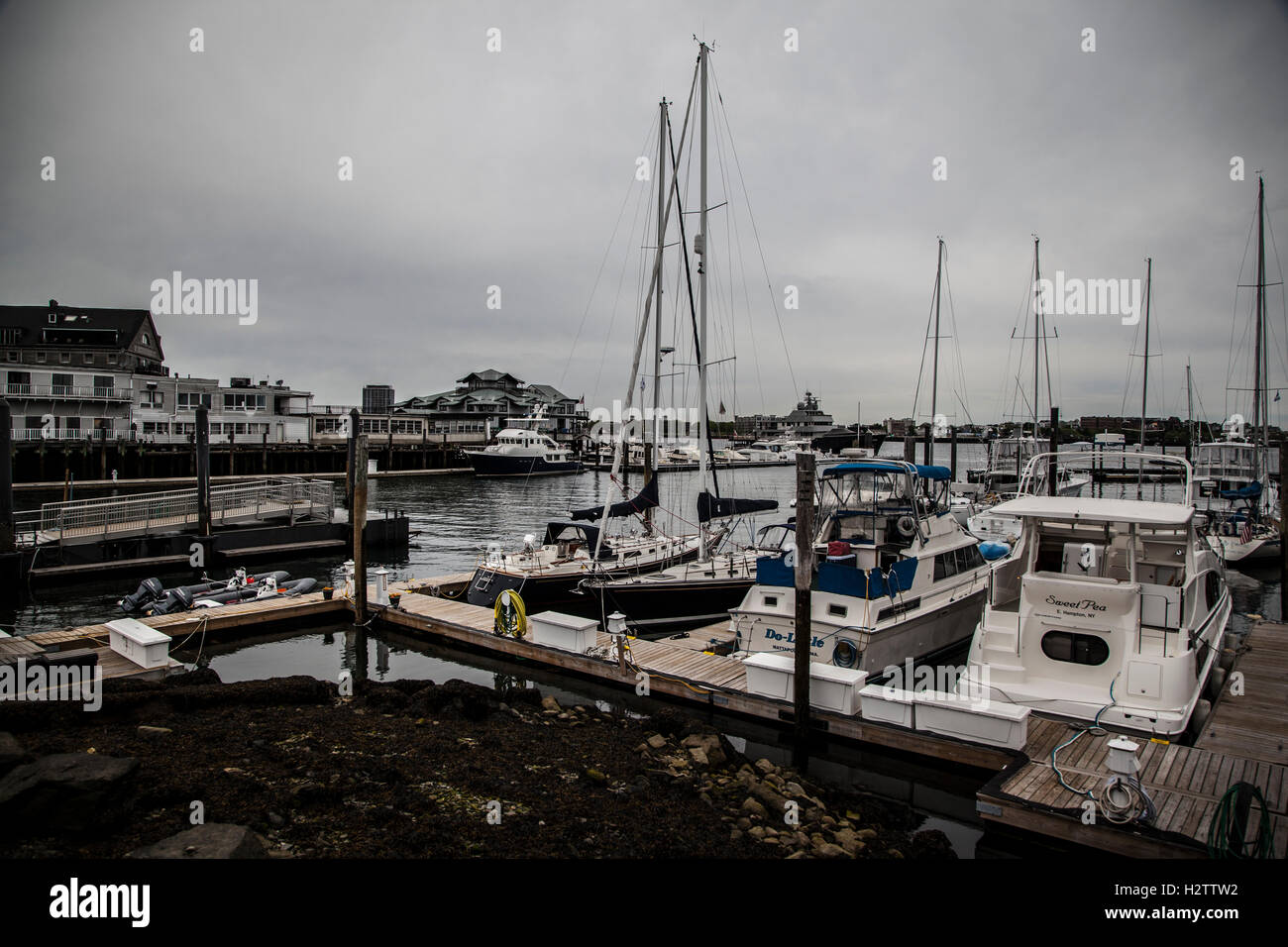 waterfront in Rowes Wharf, Boston, Massachusetts Stock Photo - Alamy