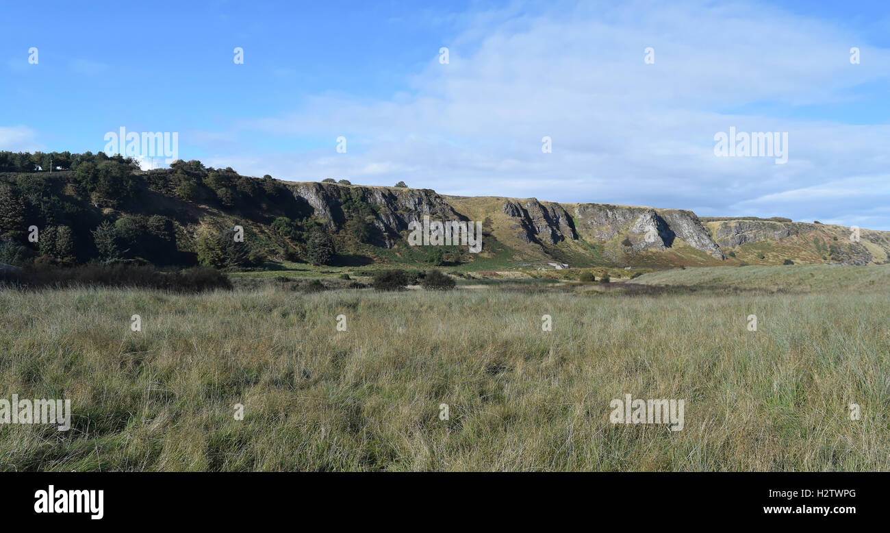 Cliffs at St Cyrus Nature Reserve, Montrose, Angus , Scotland Stock ...