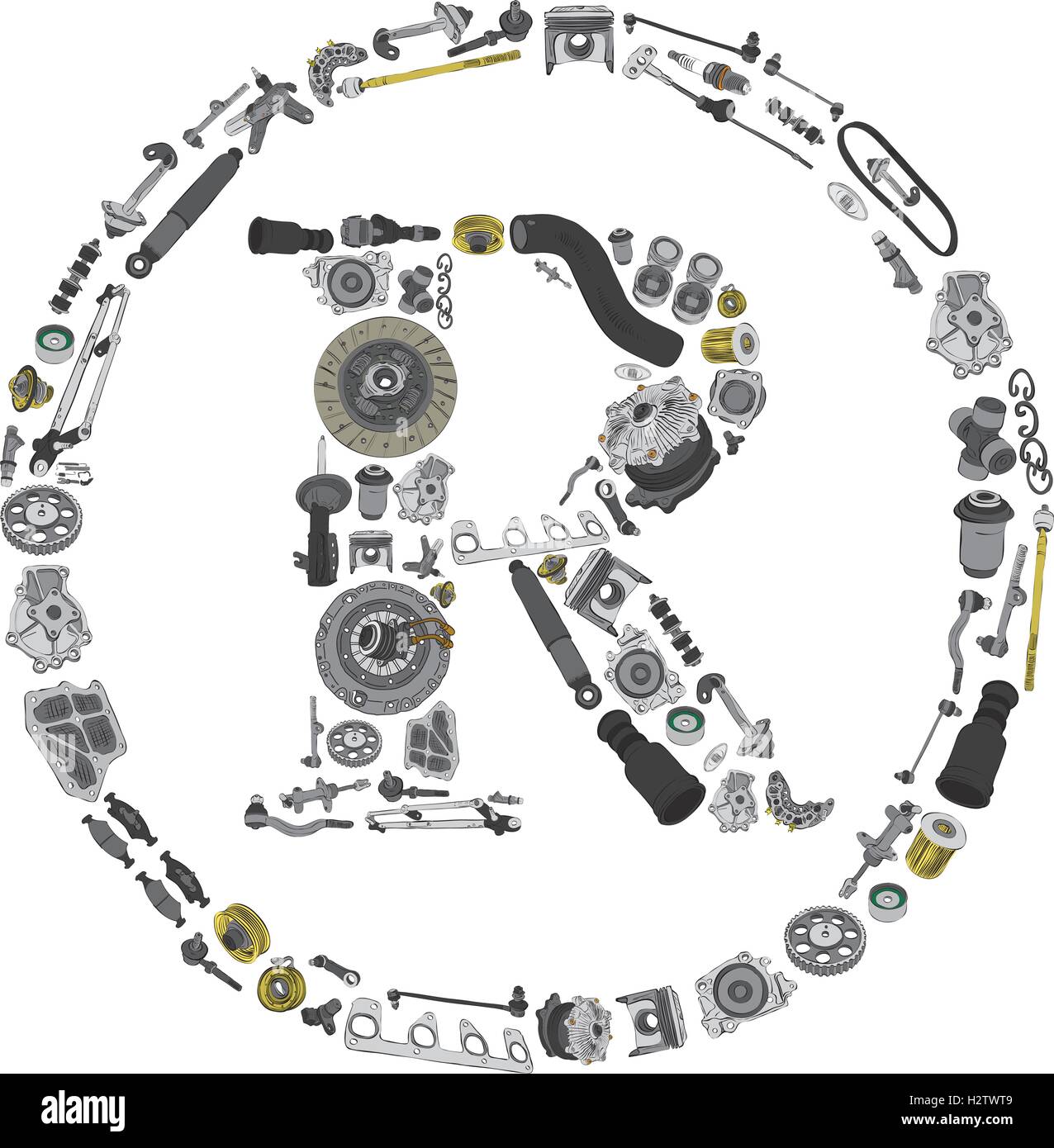Car trademark Stock Vector Images - Alamy
