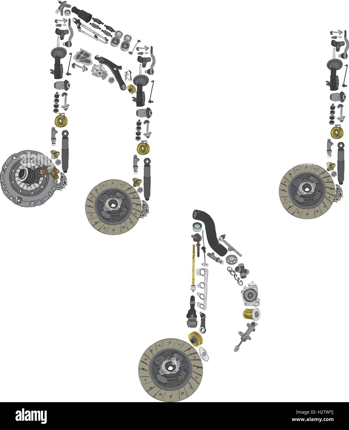 Auto parts manufacturer Stock Vector Images - Alamy